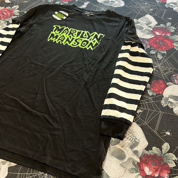 Dolls Kill | Shirts | Nwt Unreleased Dolls Killl X Marilyn Manson ...
